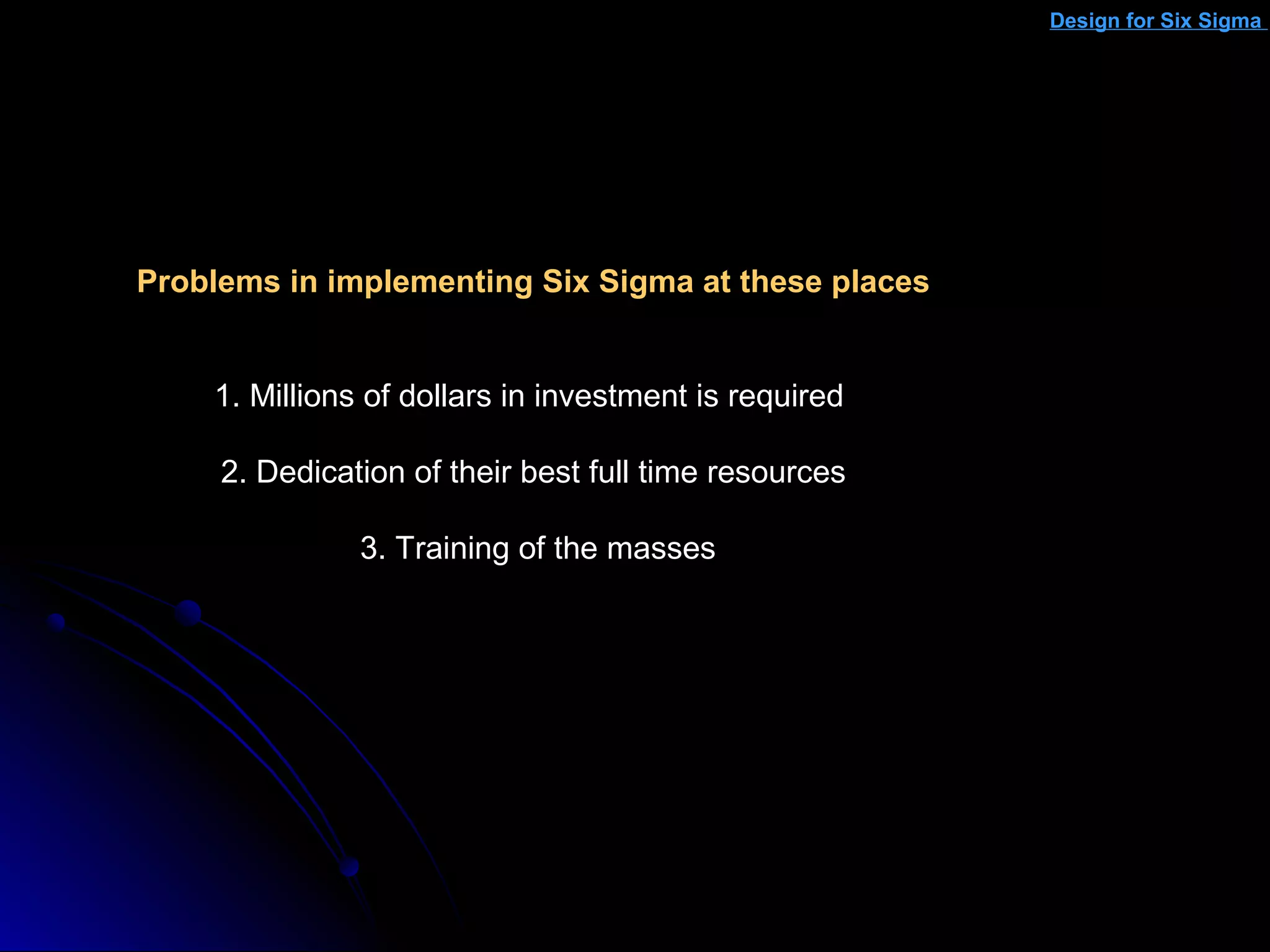 Design for six_sigma | PPT