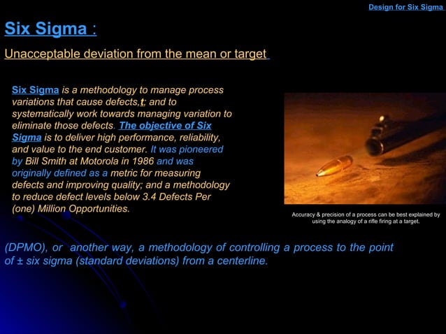 Design for six_sigma | PPT