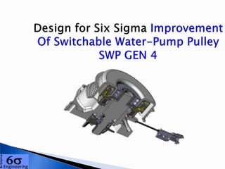 Design for Six Sigma in Automotive | PDF