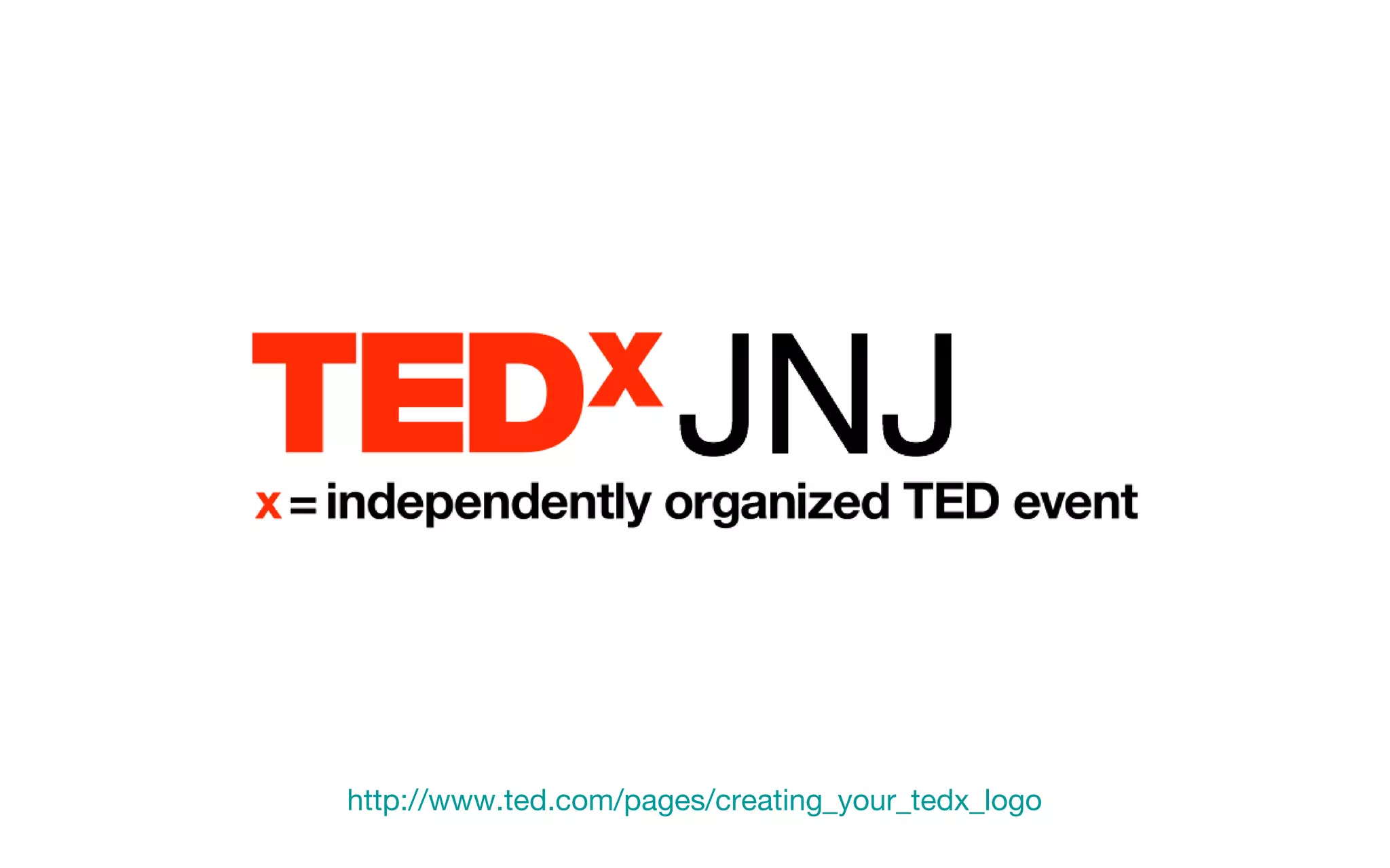 Design for TEDx events | PPT