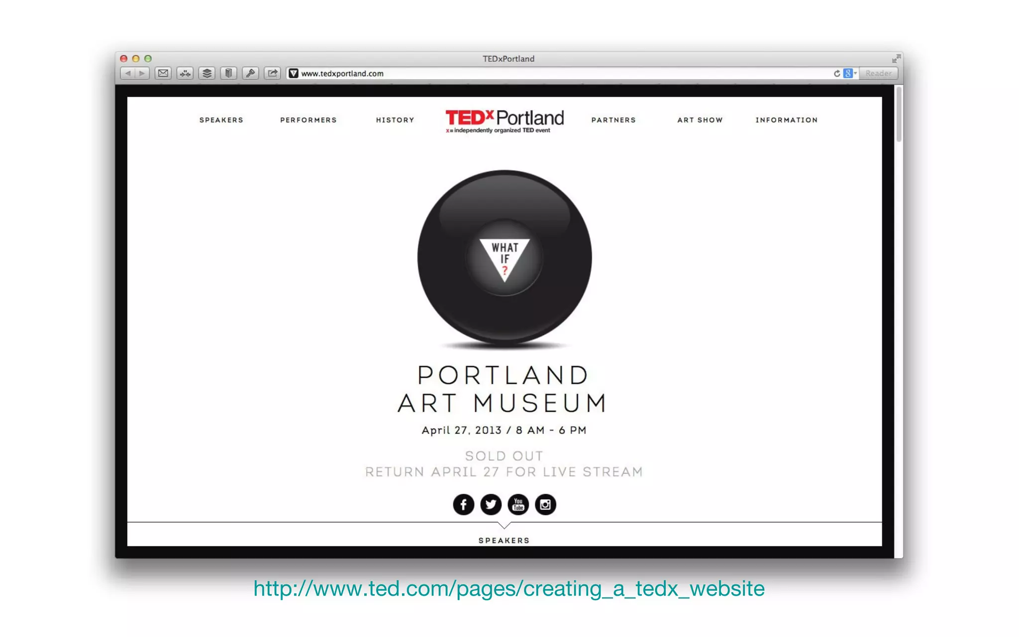 Design for TEDx events | PPT