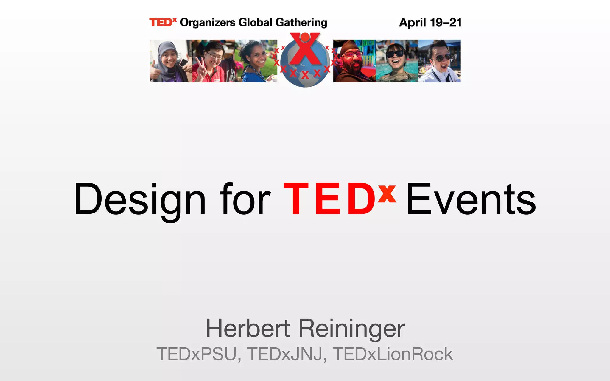 Design for TEDx events | PPT