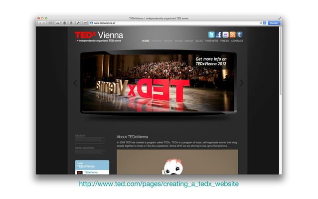 Design for TEDx events | PPT