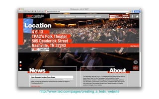 Design for TEDx events | PPT