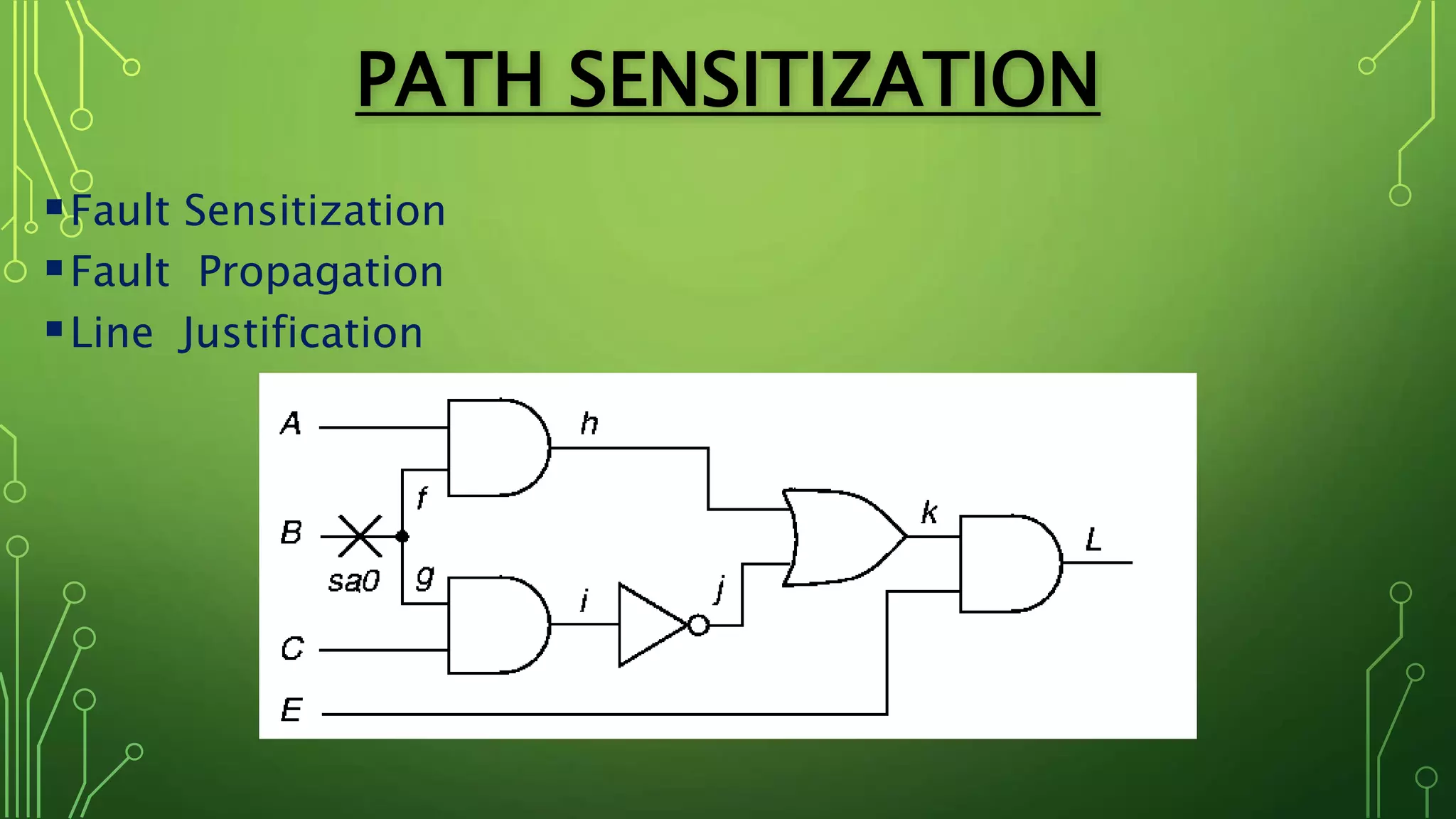 Design for testability and automatic test pattern generation | PPTX
