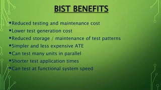 Design for testability and automatic test pattern generation | PPTX
