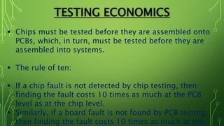 Design for testability and automatic test pattern generation | PPTX