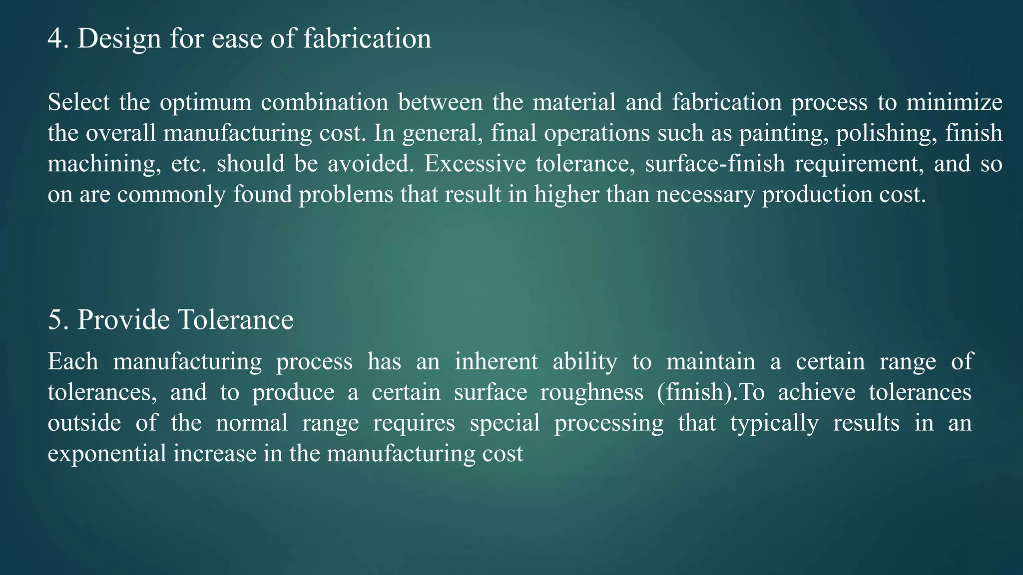 Design for x : Design for Manufacturing,Design for Assembly | PPTX