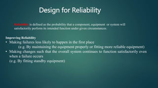 Design for x : Design for Manufacturing,Design for Assembly | PPTX