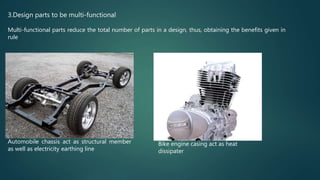 Design for x : Design for Manufacturing,Design for Assembly | PPTX