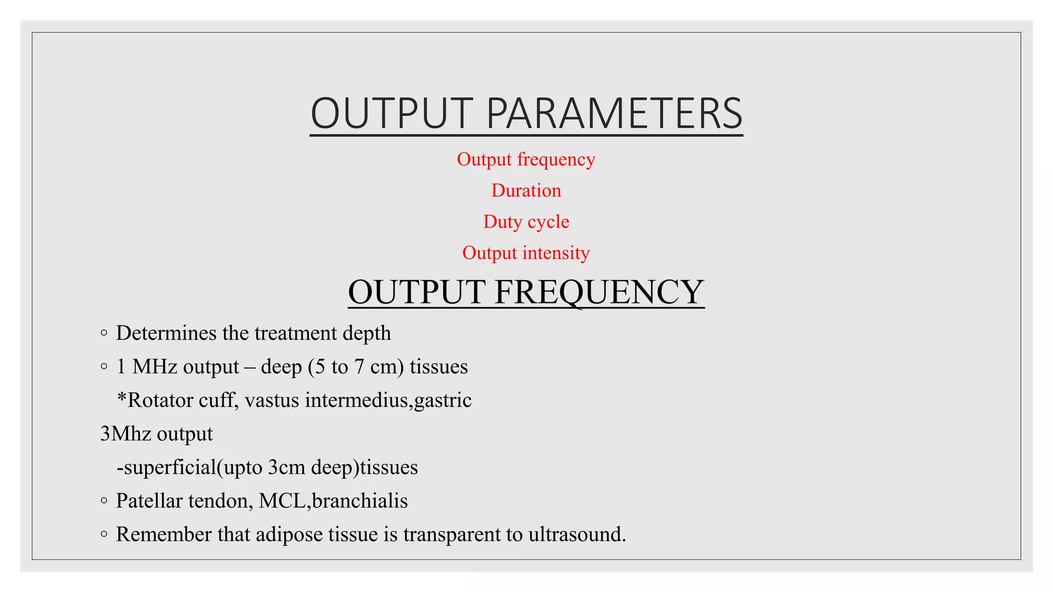 Design & functioning of an ultrasound therapy device.pptx