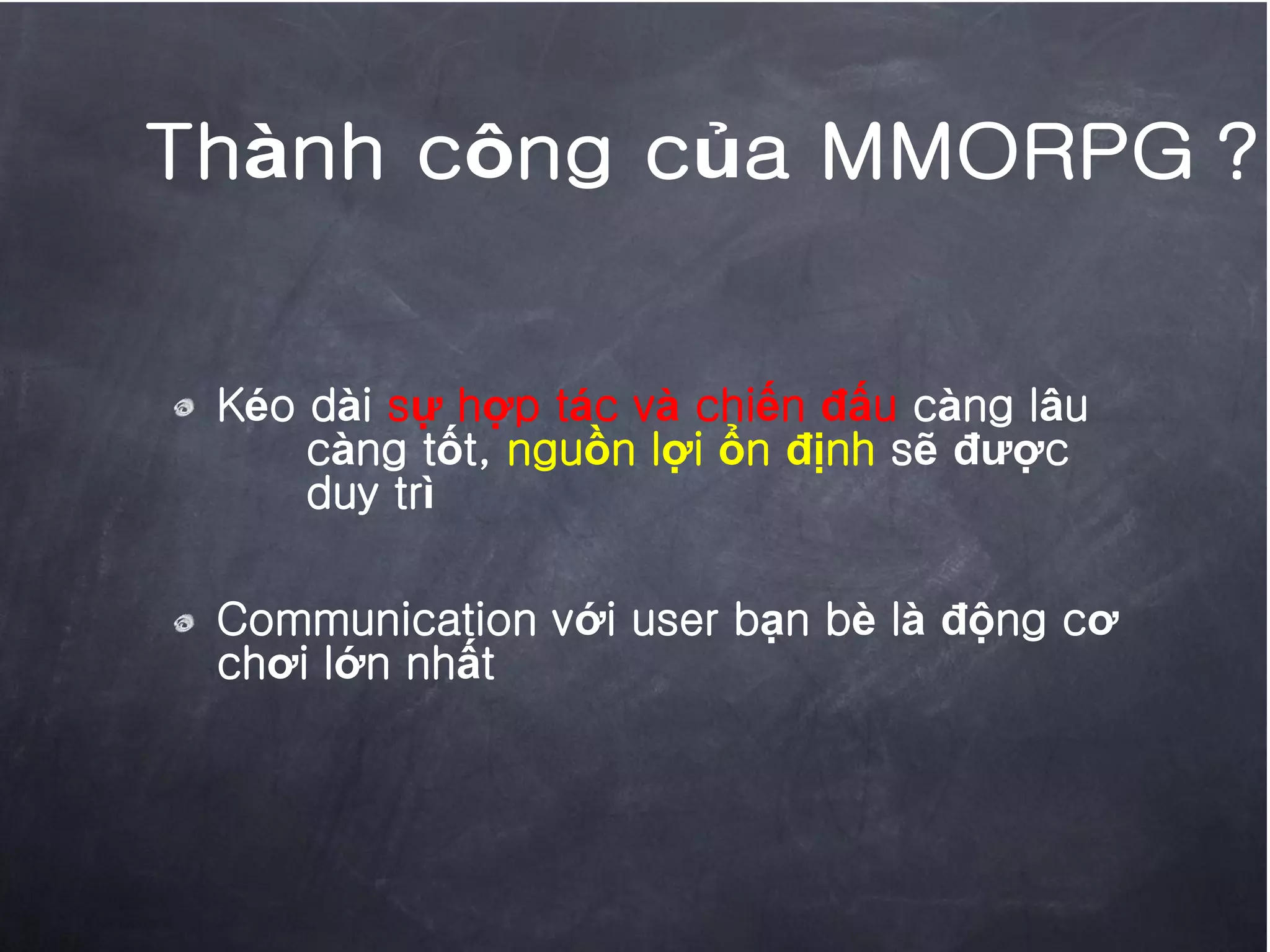 Design game MMORPG | PDF