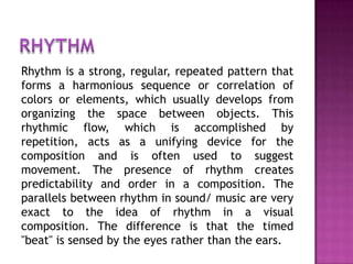 Design, golden section, rhythm | PPTX | Design | Fine Art