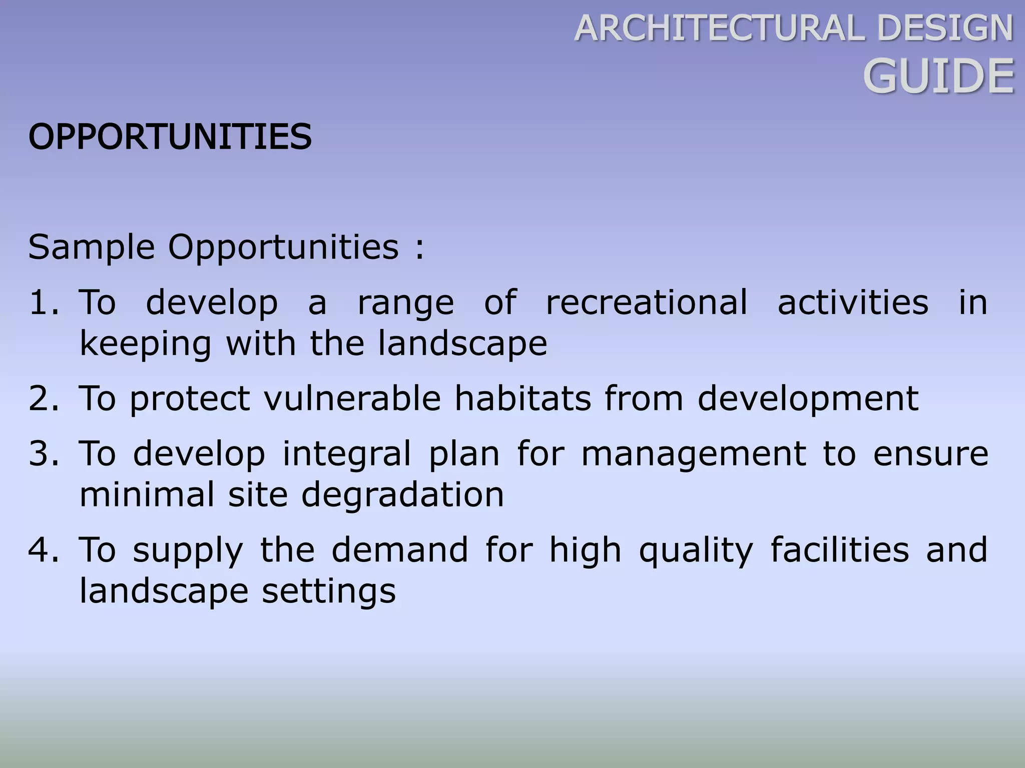 Architectural Design Guide | PDF