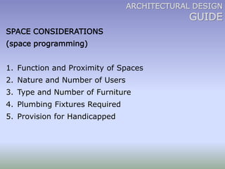 Architectural Design Guide | PDF