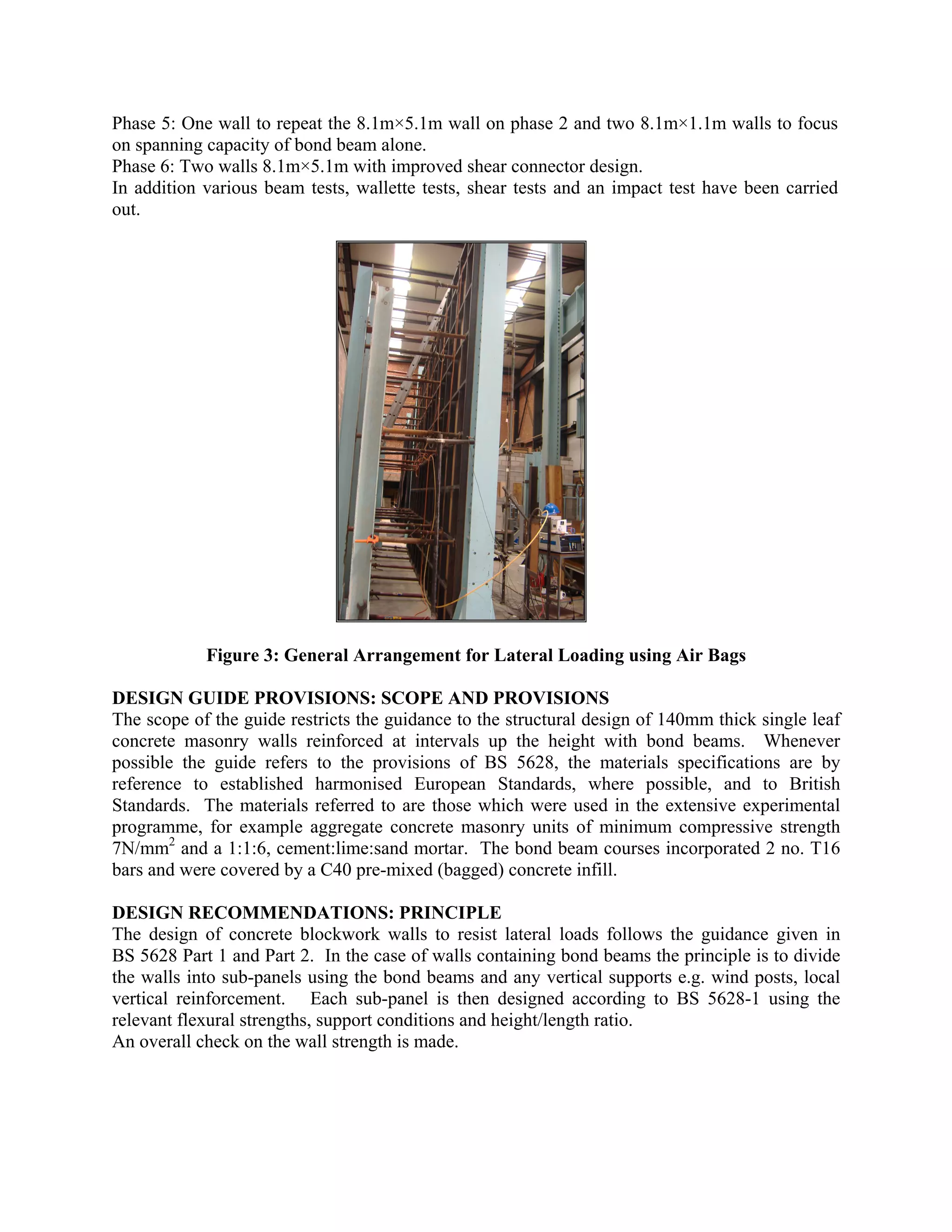 Design guide for walls containing bond beams | PDF