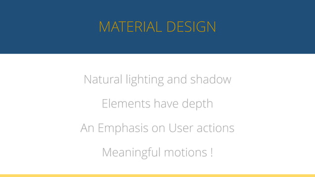ANDROID DESIGN GUIDELINES | PPT