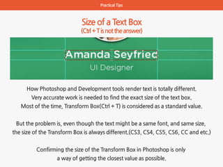 UI/GUI Design Guide Process Tutorial | PPT