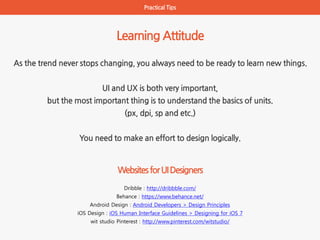 UI/GUI Design Guide Process Tutorial | PPT