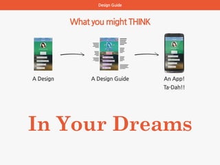 UI/GUI Design Guide Process Tutorial | PPT
