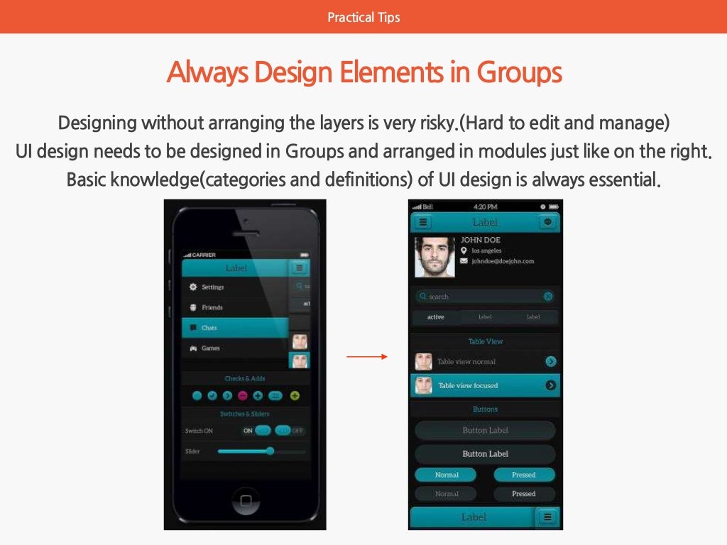 UI/GUI Design Guide Process Tutorial