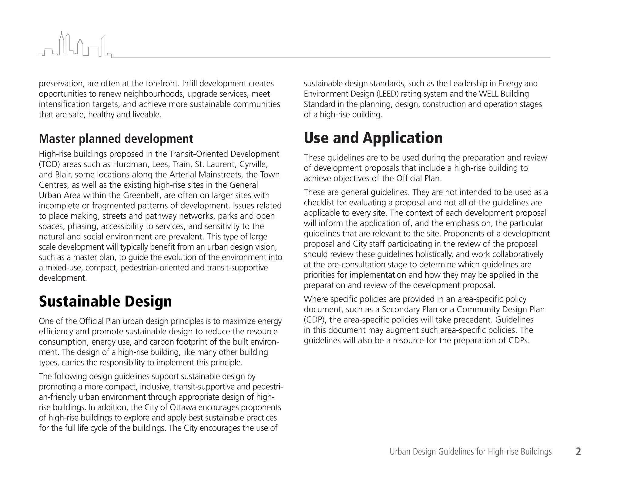 Urban Design Guidelines for High-rise Buildings | PDF
