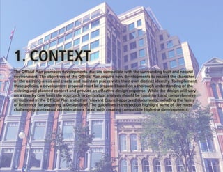 Urban Design Guidelines for High-rise Buildings | PDF