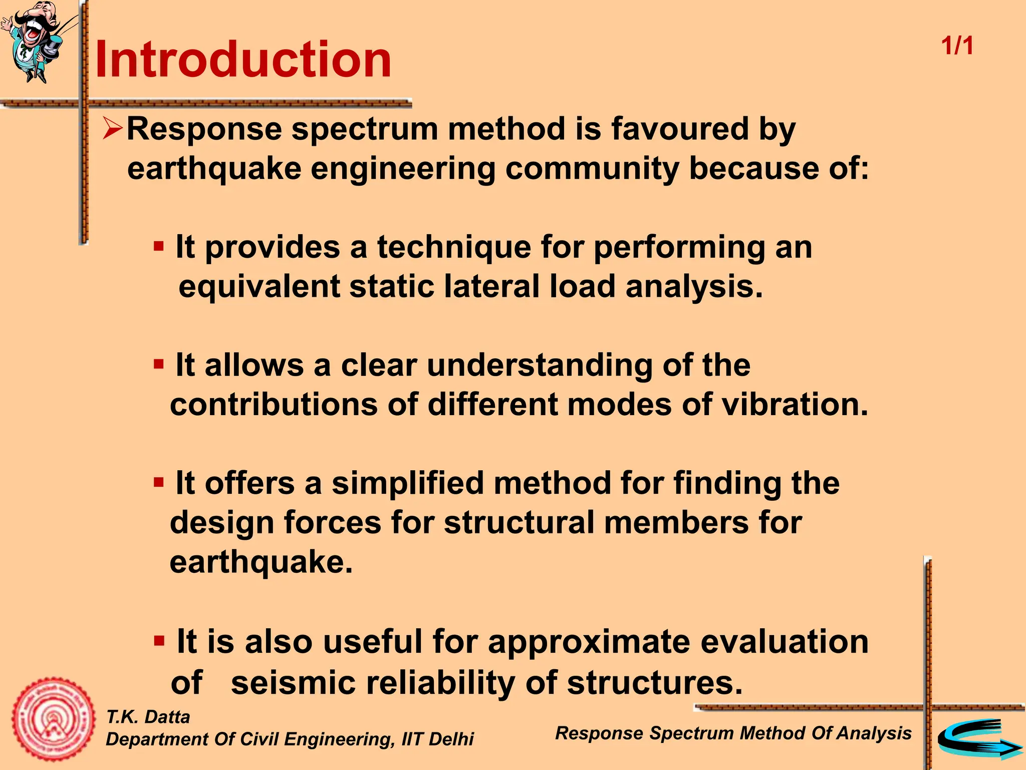 DesignGyan2324148026Response-Spectrum-Method-Of-Analysis.ppt