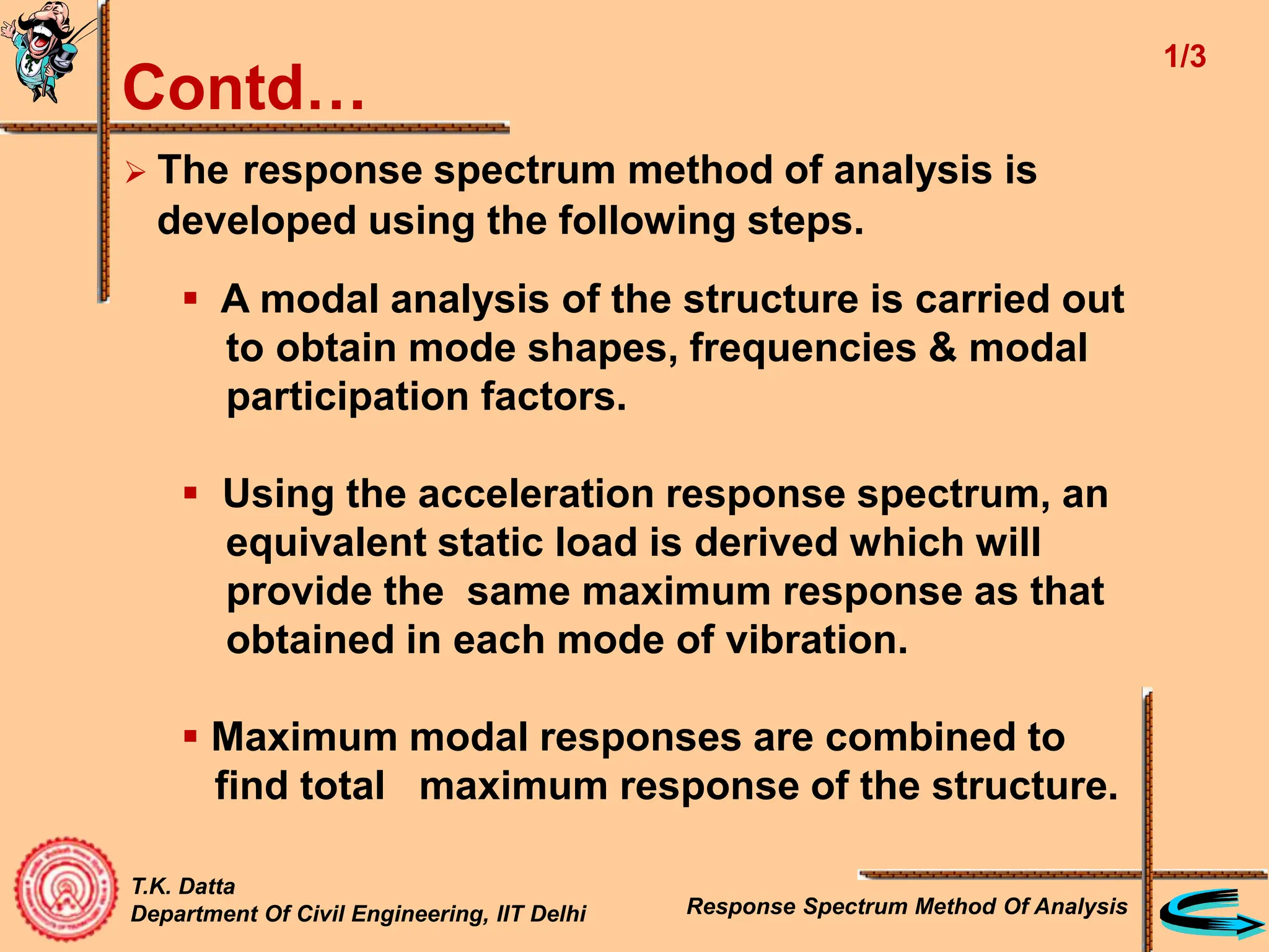 DesignGyan2324148026Response-Spectrum-Method-Of-Analysis.ppt