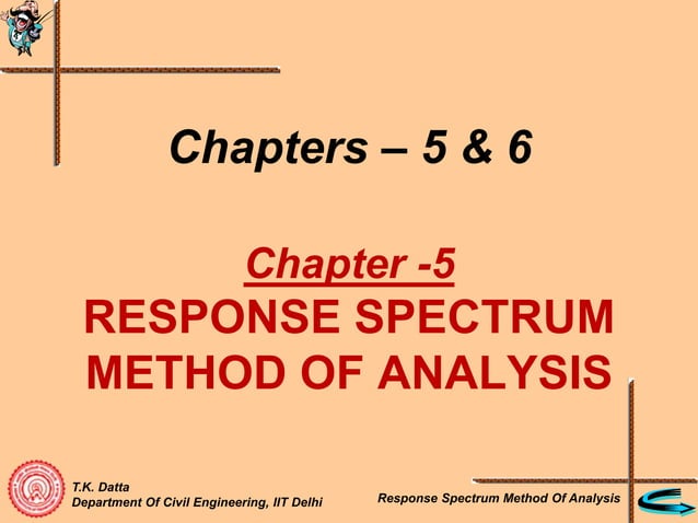 DesignGyan2324148026Response-Spectrum-Method-Of-Analysis.ppt