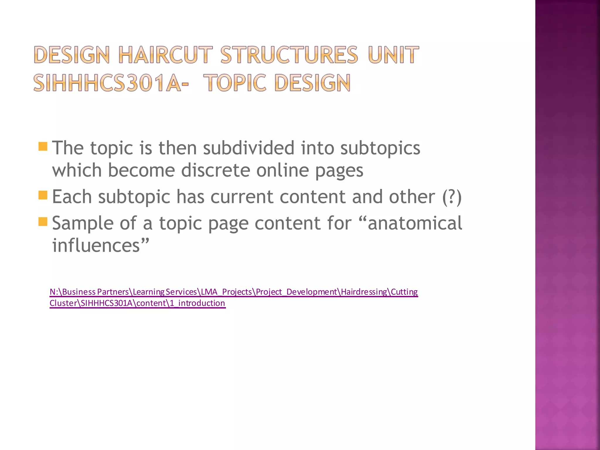 Design haircut structures tipspowerpoint plc | PPT