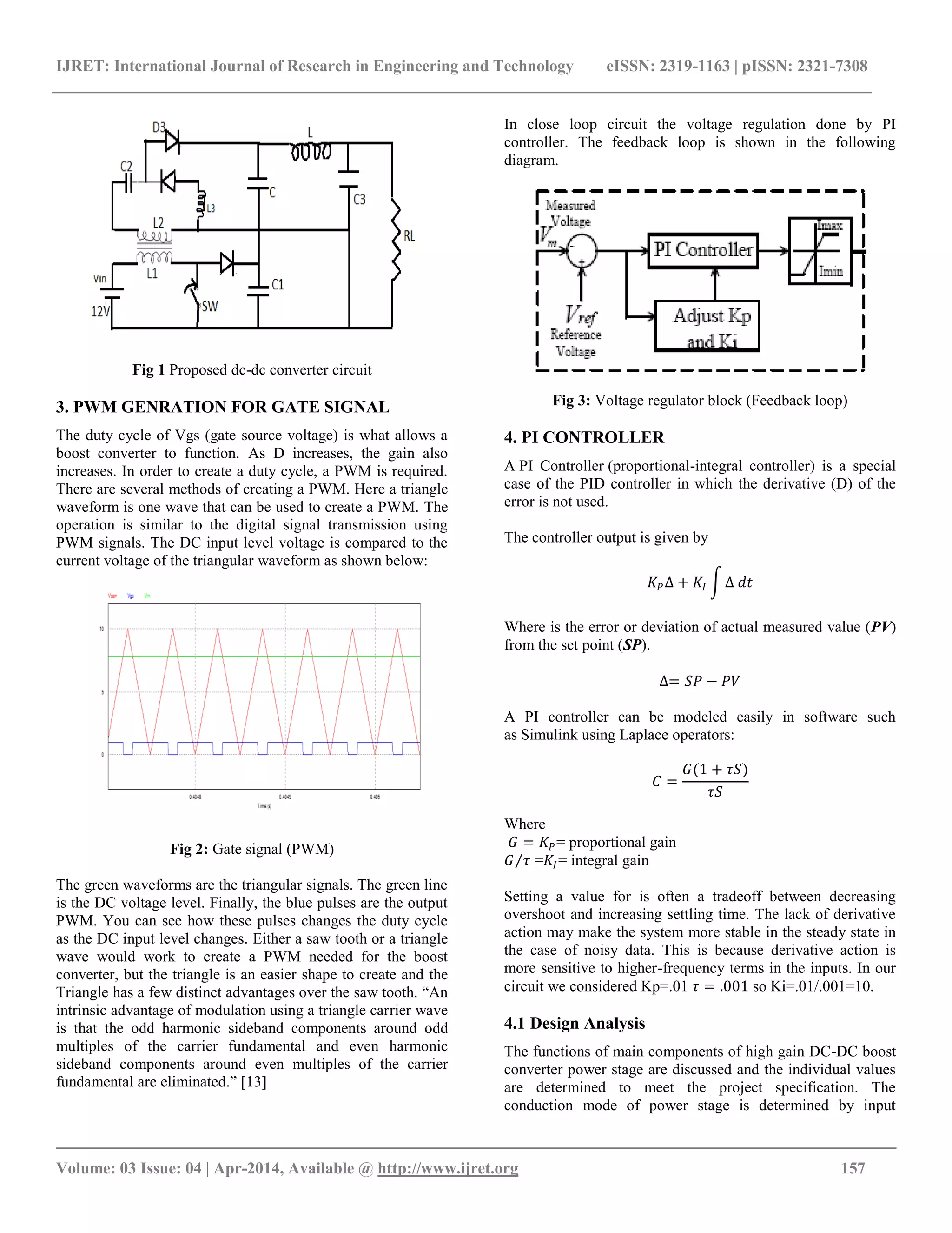Design high gain dc dc boost converter with coupling inductor and ...