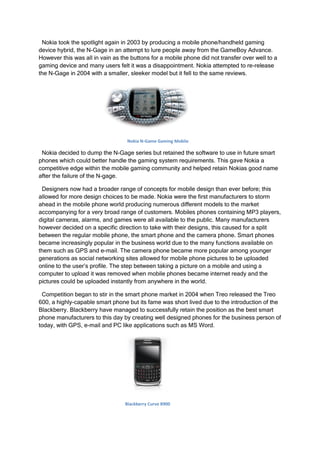 Design history of the mobile phone | PDF