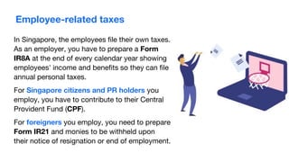A Quick Guide to Singapore Tax | PPTX