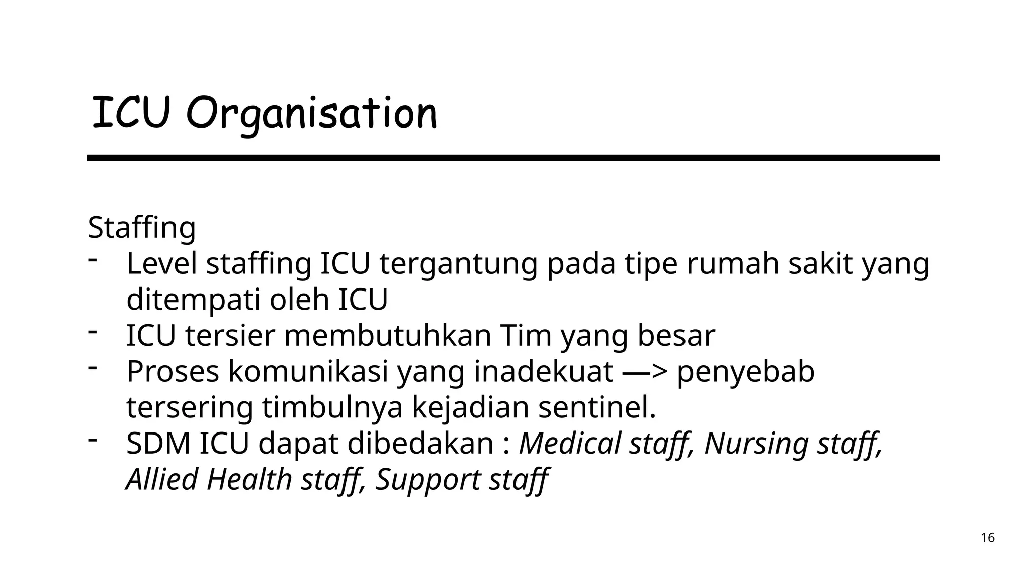 design4newhealthworkers in critical care medicine | PPTX