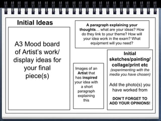 Design ideas gcse art exam 2019 | PPT