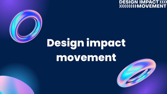 Design impact movement | PDF