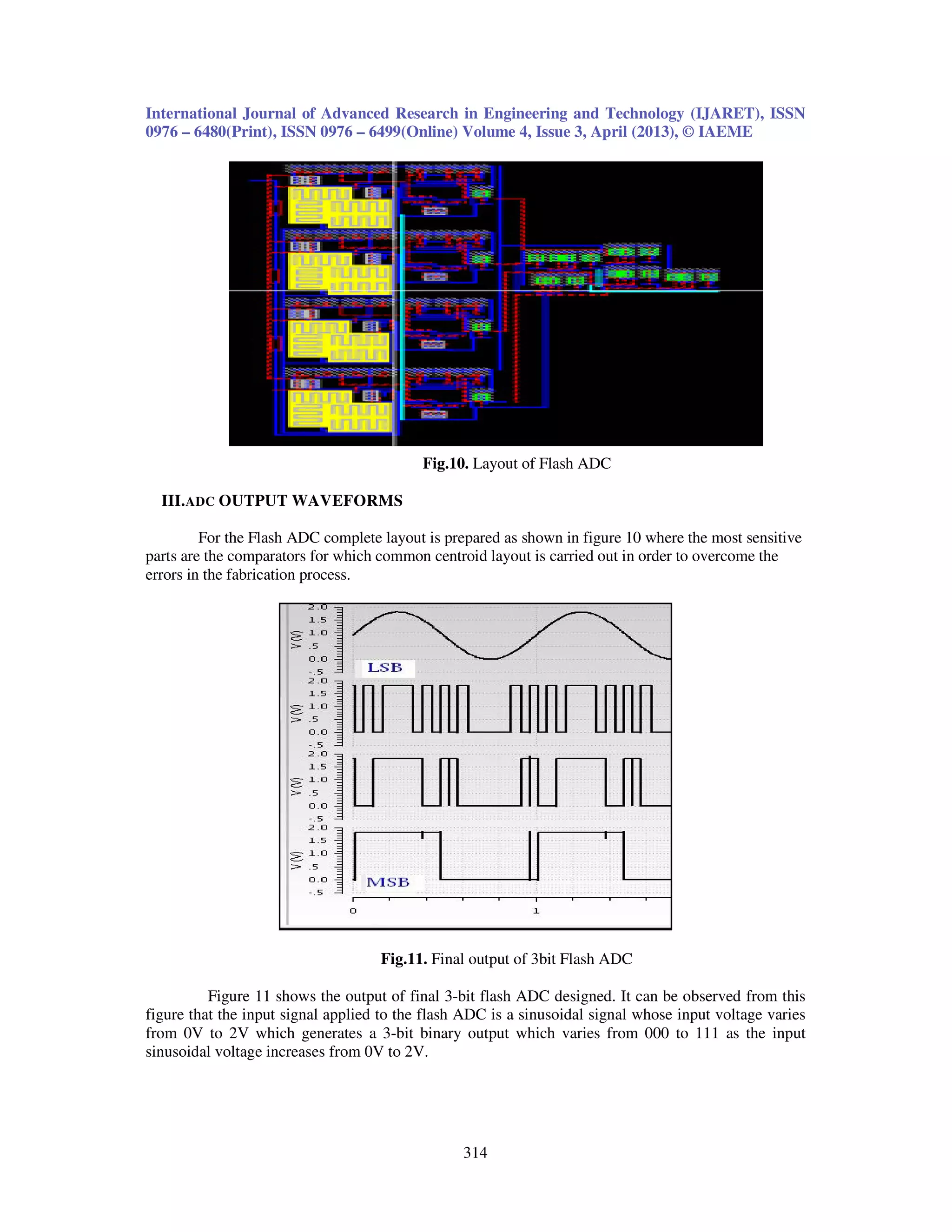 Design & implementation of 3 bit flash adc in 0.18µm cmos | PDF