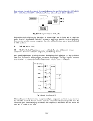 Design & implementation of 3 bit flash adc in 0.18µm cmos | PDF