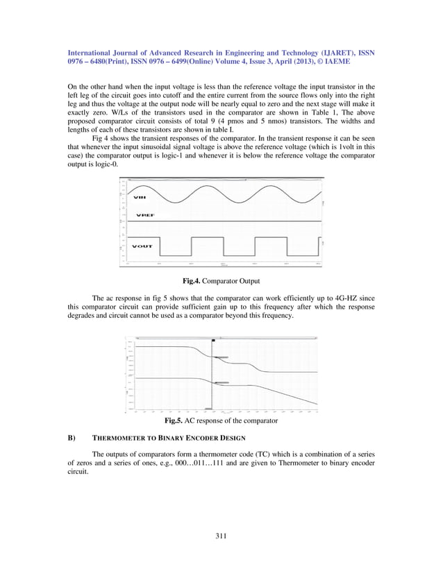 Design & implementation of 3 bit flash adc in 0.18µm cmos | PDF
