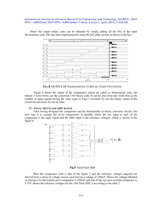 Design & implementation of 3 bit flash adc in 0.18µm cmos | PDF