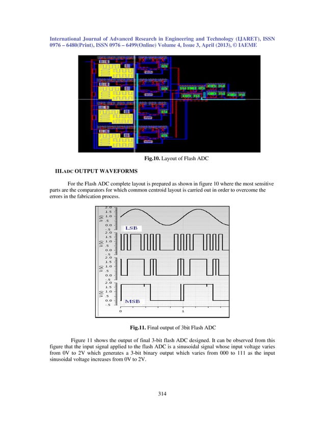 Design & implementation of 3 bit flash adc in 0.18µm cmos | PDF