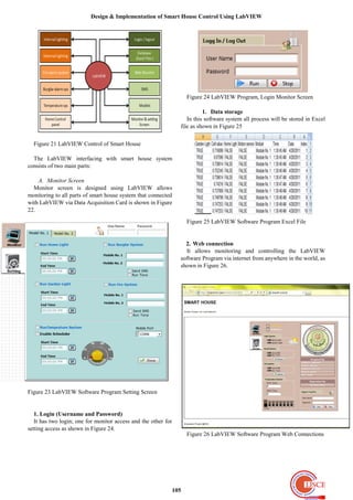 Design & implementation of smart house control using lab view | PDF