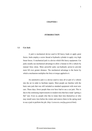 Design improvement of_the_existing_car_jack_design_-_24_pages | PDF
