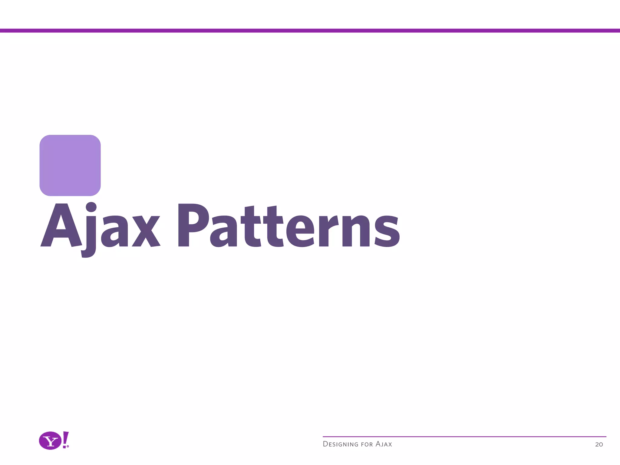 Designing Ajax Principles And Patterns For Designing Rich Internet Applications | PDF | Web ...