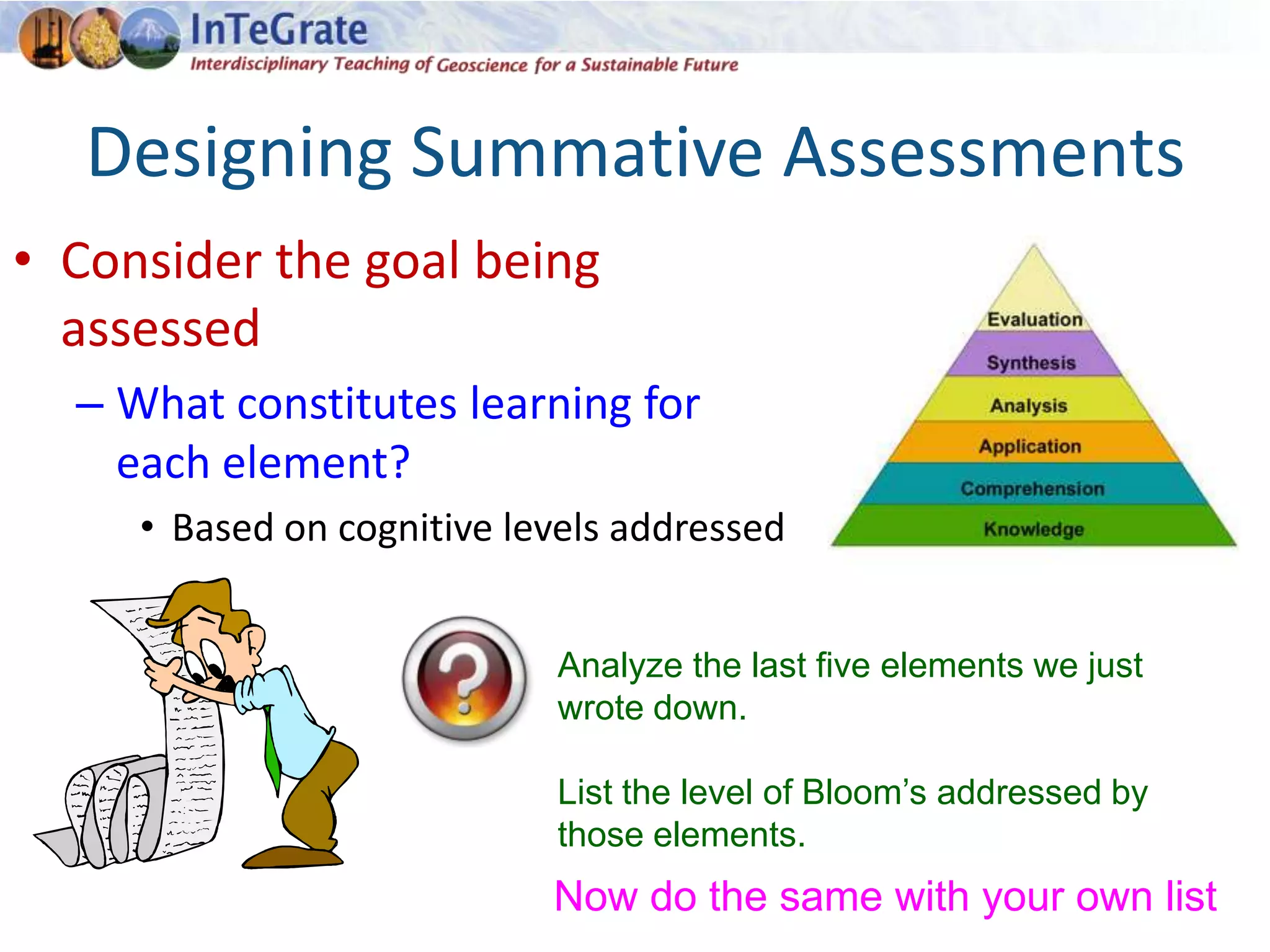 Designing and Aligning Assessments | PPTX