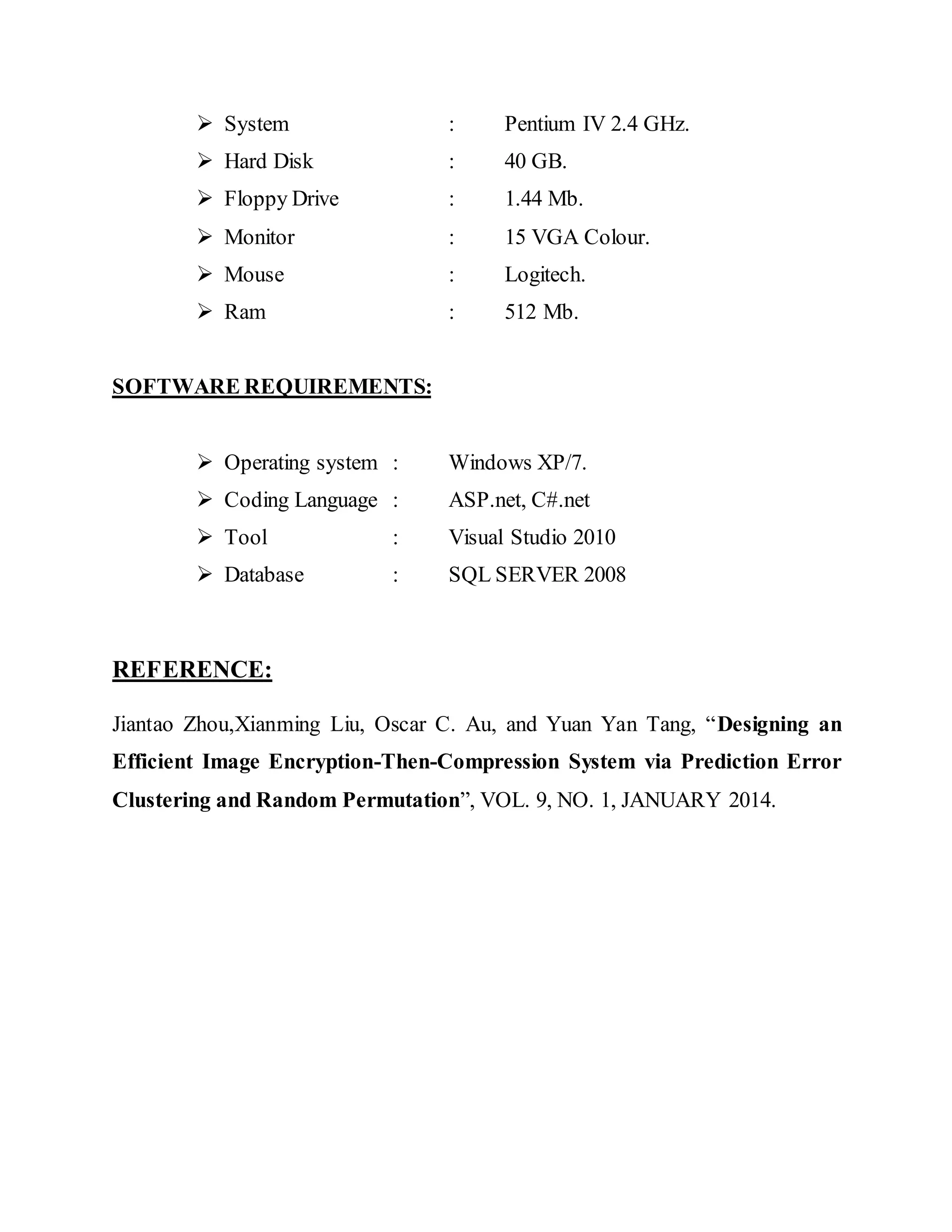 2014 Ieee Java Image Processing Project Designing An Efficient Image Encryption Docx