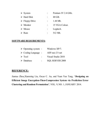 IEEE 2014 JAVA IMAGE PROCESSING PROJECTS Designing an-efficient-image encryption then ...