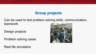 Designing assessment and assessment-criteria | PPTX