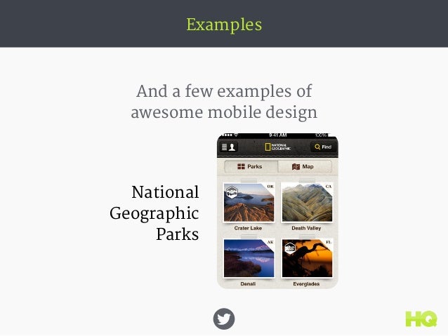 UX and UI - Designing for Mobile